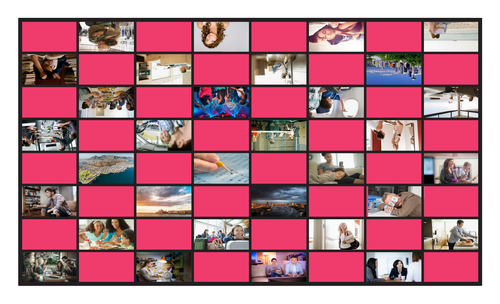 Future Continuous Tense Spanish Legal Size Photo Checkers Game ...