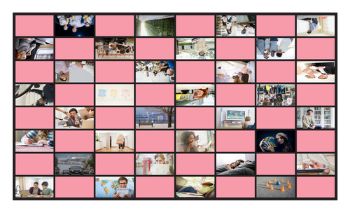 Infinitives of Purpose Spanish Legal Size Photo Checkers Game ...