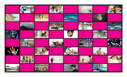 Past Simple Tense Verbs #2 Spanish Legal Size Photo Checkers Game ...