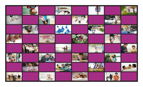 Past Simple Tense with Used To Spanish Legal Size Photo Checkers Game ...