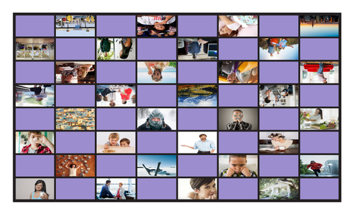 Reported Speech Spanish Legal Size Photo Checkers Game | Teaching Resources