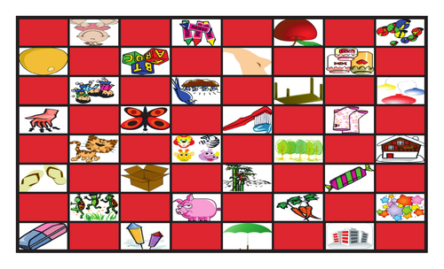 There Is versus There Are Spanish Legal Size Photo Checkers Game ...