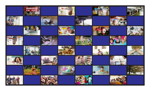 Time Prepositions Spanish Legal Size Photo Checkers Game | Teaching ...