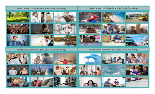 Past Simple Tense with Verbs Estar y Ser Spanish Legal Size Photo TTT ...