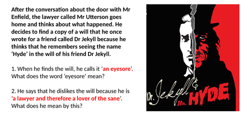 Jekyll and Hyde- Chapter Two | Teaching Resources