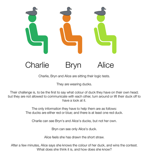 Challenge Logic Puzzle for activity, display or giving out | Teaching ...