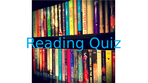 Reading quizzes for use with KS3 | Teaching Resources