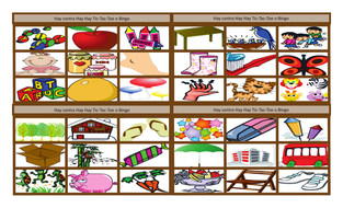There Is versus There Are Spanish Legal Size Photo Tic-Tac-Toe-Bingo ...