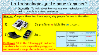 Allez 2 - Unit 3.2 - Accro à la technologie? - Phrasal and modal verbs ...