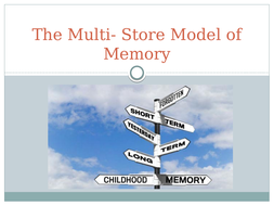 AQA A Level Psych - Memory (Multi-Store Model) | Teaching Resources