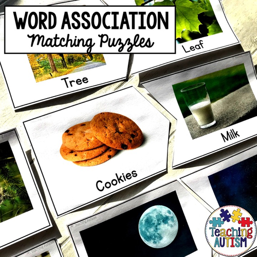 Word Association Puzzles for Speech Therapy | Teaching Resources