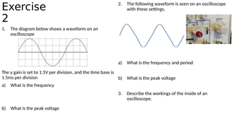 A Level Physics Waves 4 : Using an Oscilloscope | Teaching Resources
