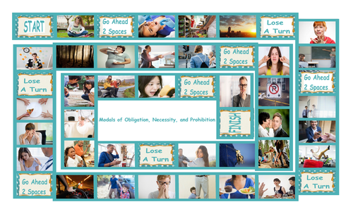 Modals of Obligation, Necessity, and Prohibition Legal Size Photo Board ...