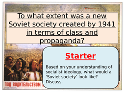 AQA A-Level Tsarist & Communist Russia Lesson 71 (Class & Propaganda ...