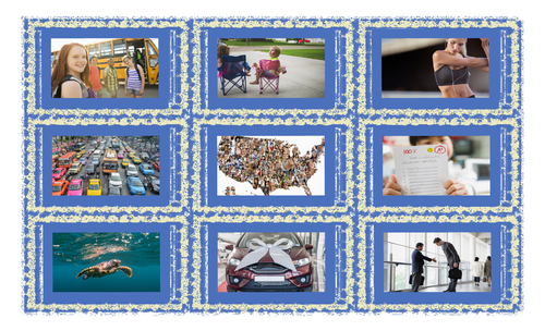 Adverbs Legal Size Photo Card Game | Teaching Resources