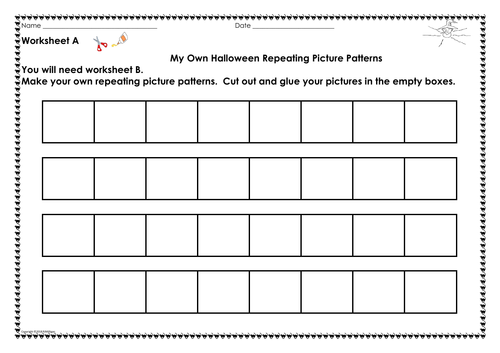 Halloween Counting, Match Up, Making 5, 10, 15 20, Picture Patterns ...