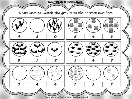 Halloween Counting Objects | Teaching Resources