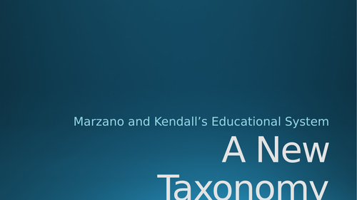PowerPoint: A New Taxonomy | Teaching Resources