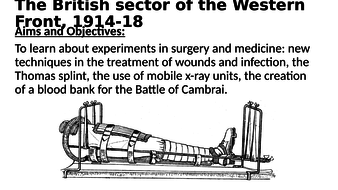 WW1 Developments in Medicine and Surgery | Teaching Resources