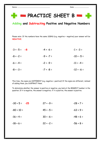 Add, Subtract, Multiply and Divide Negative Numbers - 4 RESOURCES ... Add, Subtract, Multiply and Divide Negative Numbers - 4 RESOURCES ...