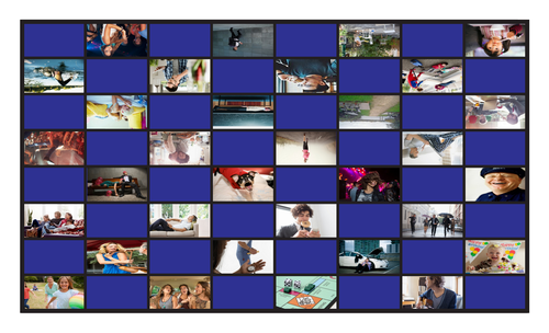 Past Continuous Tense Legal Size Photo Checkers Game | Teaching Resources