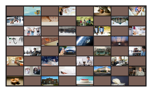 Place Prepositions Legal Size Photo Checkers Game | Teaching Resources