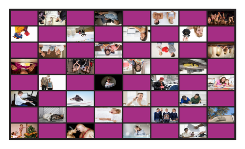 Present Simple Tense Statements Legal Size Photo Checkers Game ...