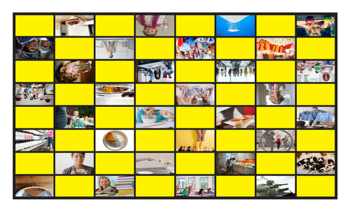 Quantifiers Legal Size Photo Checkers Game | Teaching Resources