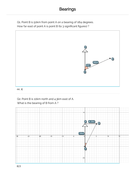 Bearings GCSE Maths | Teaching Resources