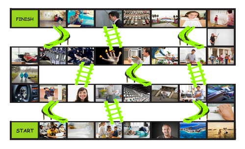 Past Simple Tense with Regular Verbs Legal Size Photo Chutes and ...