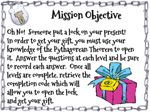 Pythagorean Theorem Game: Geometry Escape Room Christmas Math Activity ... Pythagorean Theorem Game: Geometry Escape Room Christmas Math Activity ...
