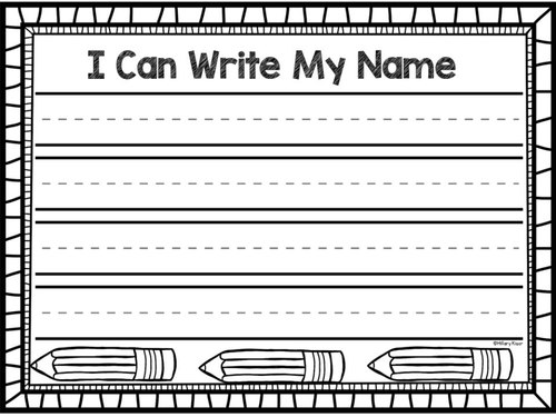 Name Writing Practice (Editable) | Teaching Resources