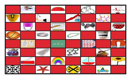 Compound Nouns Legal Size Photo Checkers Game | Teaching Resources