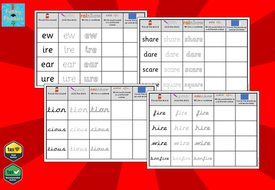 Phonics Read Write Inc Set 3 - Sounds and Words Spelling Sheets ...