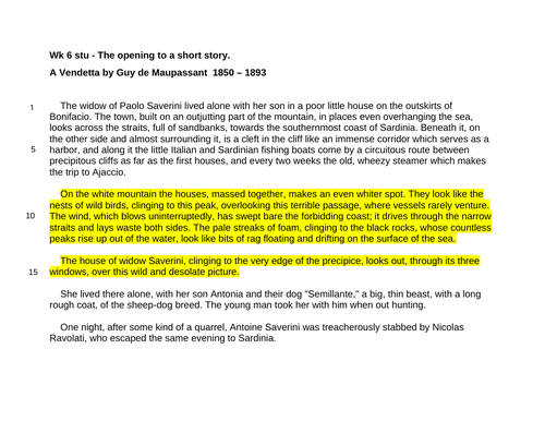 Walking Through a Mini Mock Paper 1 Ques 1 - 4 / 'A Vendetta' by Guy ...