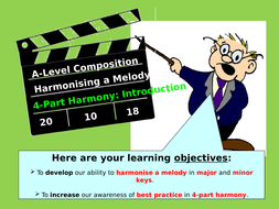 A LEVEL MUSIC COMPOSITION Harmonising a Melody AQA Edexcel OCR Eduqas ...