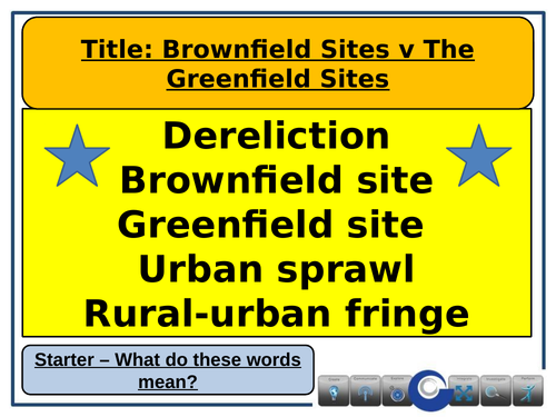 Brownfield V Greenfield Sites | Teaching Resources