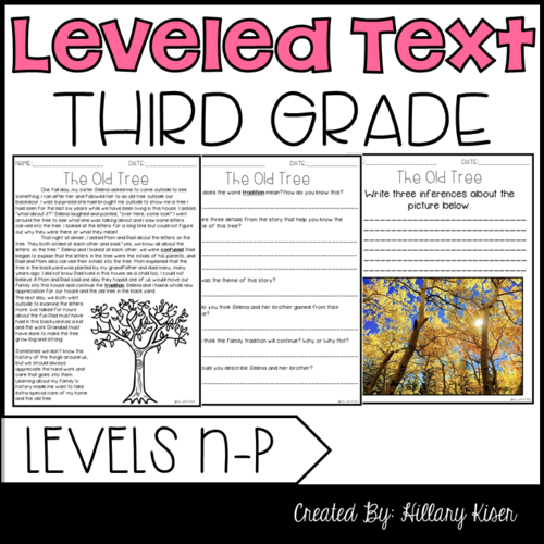 Leveled Text: 3rd Grade | Teaching Resources