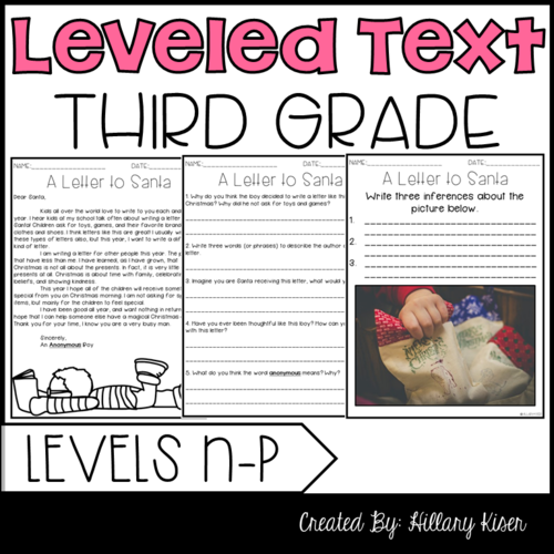 Leveled Text: 3rd Grade | Teaching Resources