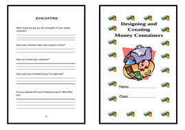 DT - Design and Make a MONEY CONTAINER | Teaching Resources