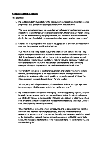 4 grade 9 Essay Plans for Great Expectations | Teaching Resources