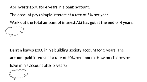 GCSE-Percentages -amount/ Reverse percentages/ Percentage Change ...
