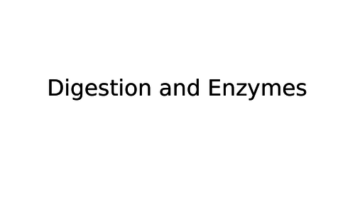 AQA Digestive system and enzymes FULL LESSON (KS3/KS4) | Teaching Resources