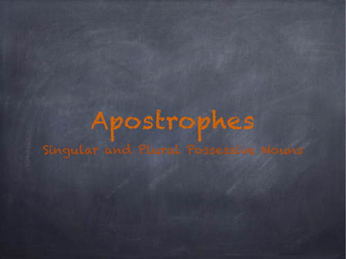 Halloween Possessive Nouns | Teaching Resources