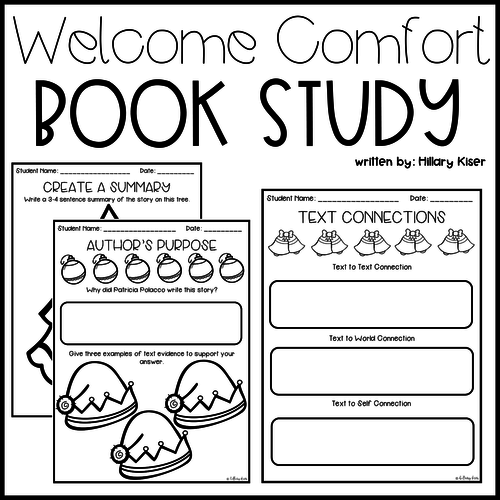 Patricia Polacco-Welcome Comfort Christmas Unit | Teaching Resources