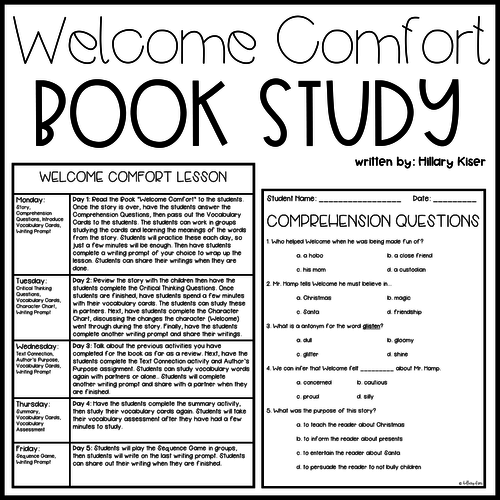 Patricia Polacco-Welcome Comfort Christmas Unit | Teaching Resources