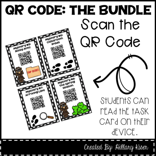 QR Code Literacy Activities: 3rd and 4th Grade Bundle | Teaching Resources