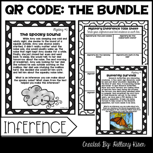 QR Code Literacy Activities: 3rd and 4th Grade Bundle | Teaching Resources