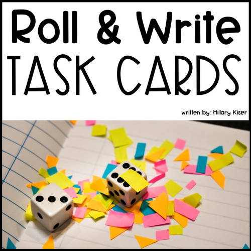 Roll and Write Reading Task Cards | Teaching Resources