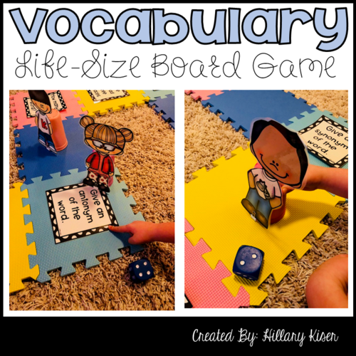 Vocabulary Life-Size Board Game | Teaching Resources
